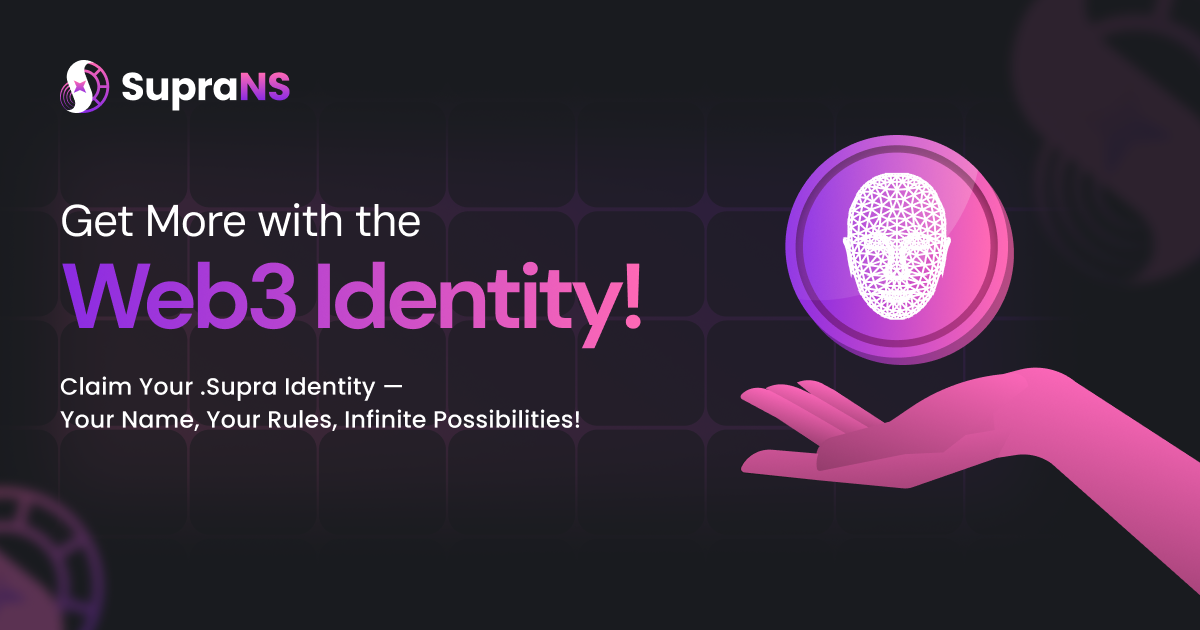 SupraNS on Dexlyn | Own Your Web3 Identity